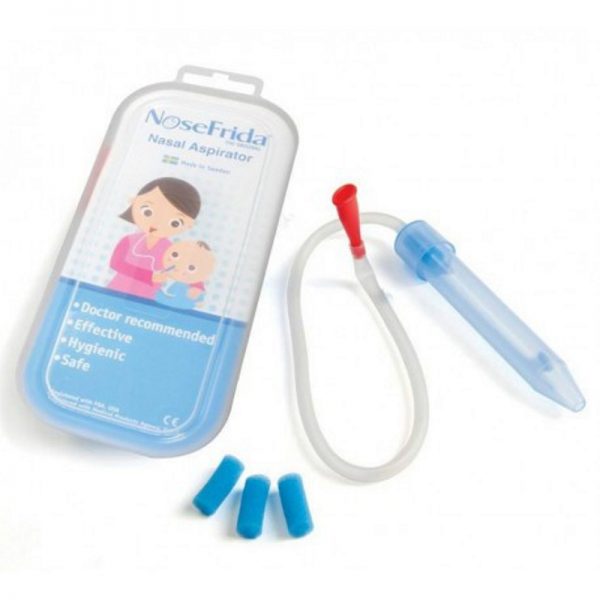 Nosefrida The Snot Sucker Saline Kit ( Nose Frida Nasal Aspirator ...