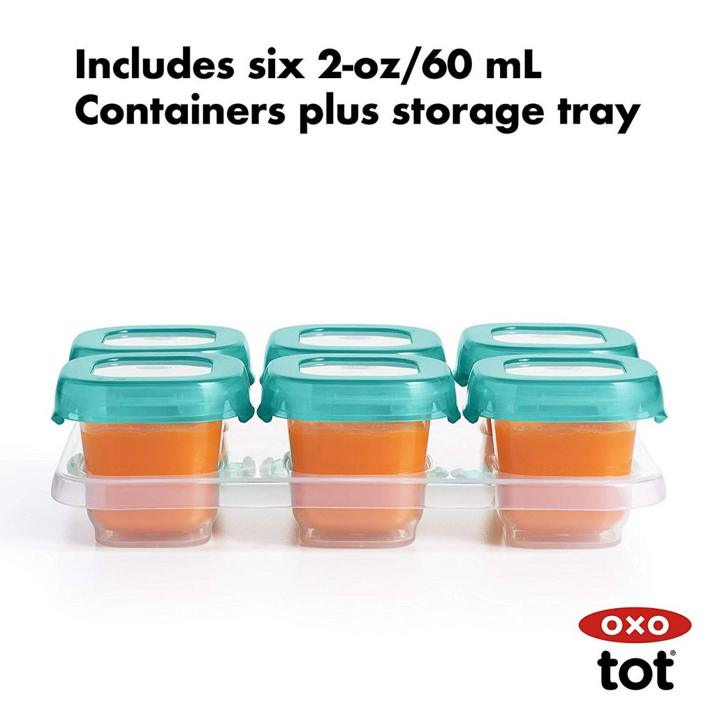 Oxo Tot Baby Blocks Freezer Storage Containers – 2 oz – Tickled Babies