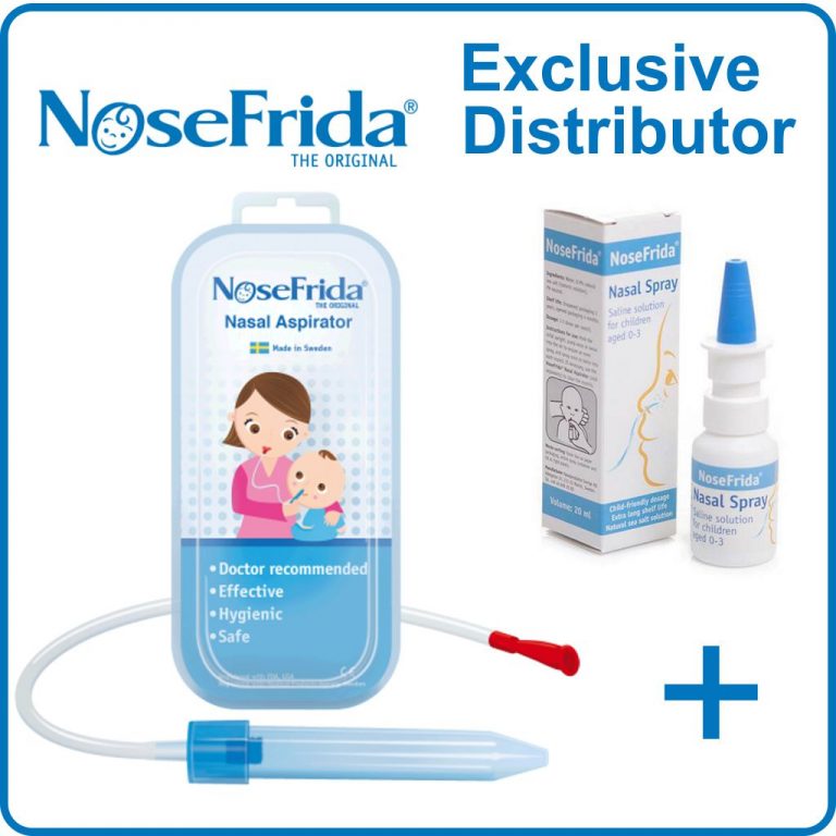 Nosefrida The Snot Sucker Saline Kit ( Nose Frida Nasal Aspirator ...