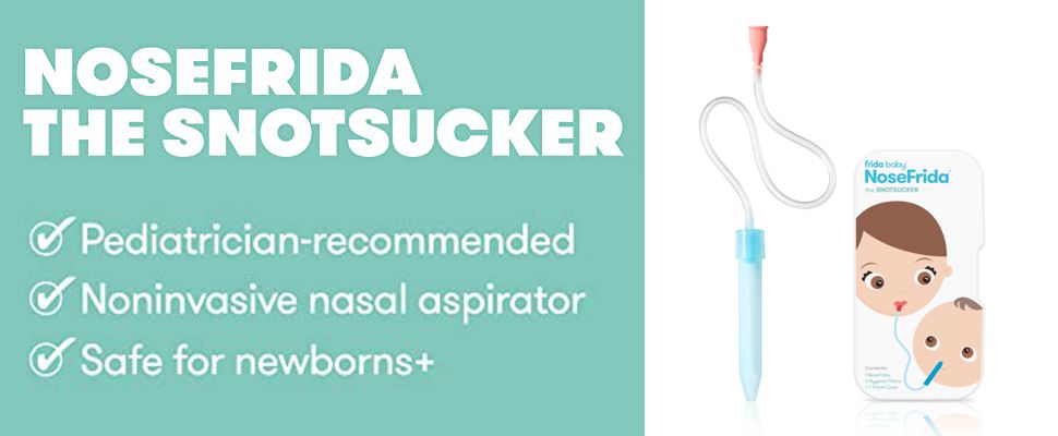 Happy Noz x NoseFrida Aspirator Promo Pack (Nose Frida Nasal Aspirator ...