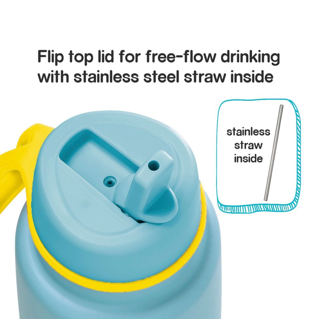 bbox Triple Insulated Flip Top 1 Liter Travel Water Bottle ( b.box ...